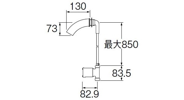 自動横水栓 EY100-13 | 配管部品の通販店のダンドリープロ