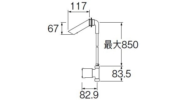 自動横水栓 EY101-13 | 配管部品の通販店のダンドリープロ
