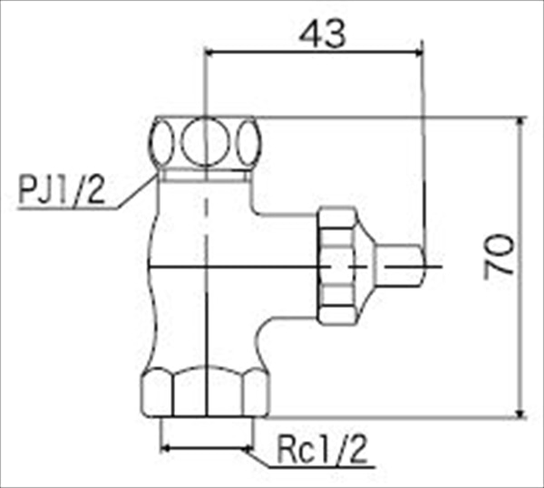 ストレート形止水栓 ドライバー式 K31A-P5 | 配管部品の通販店のダンドリープロ