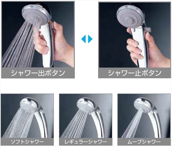 3wayシャワーヘッド PZ980 | 配管部品の通販店のダンドリープロ