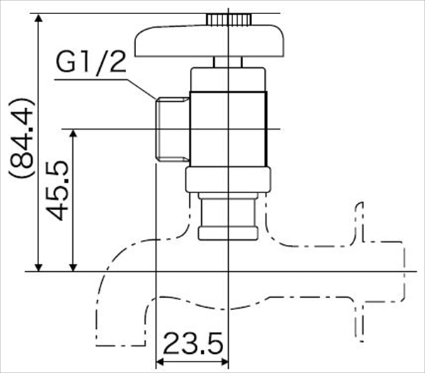 分岐用水栓上部本体 PZ609 | 配管部品の通販店のダンドリープロ