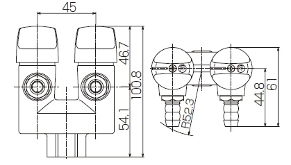 亜鉛製ヒューズガス栓 G023-12P | 配管部品の通販店のダンドリープロ