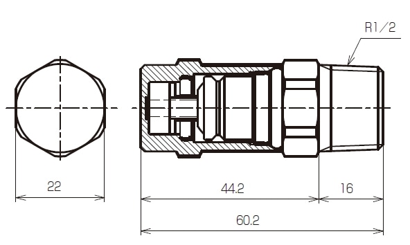 ガス栓用検圧プラグ GKP-R | 配管部品の通販店のダンドリープロ