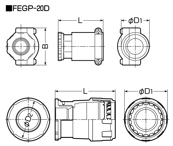 コンビネーションカップリング FEGP | 配管部品の通販店のダンドリープロ