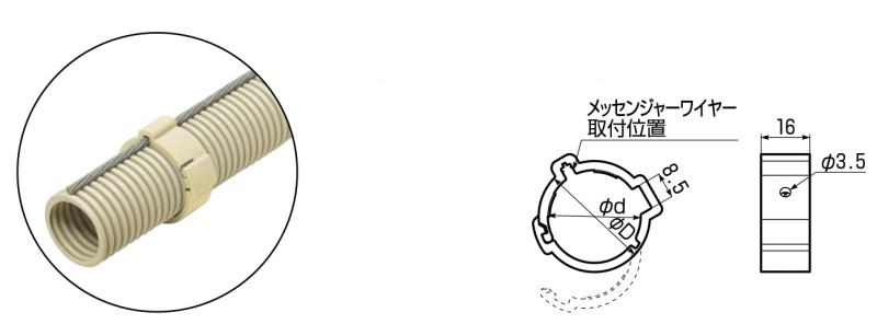 ワイヤーハンガー YH3F | 配管部品の通販店のダンドリープロ