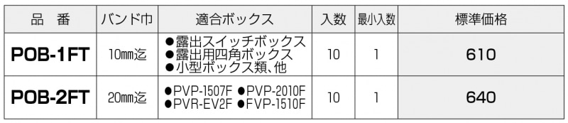 ポールバンド金具 POB | 配管部品の通販店のダンドリープロ