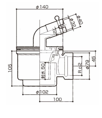 洗濯機パン JT-2S-1 | 配管部品の通販店のダンドリープロ