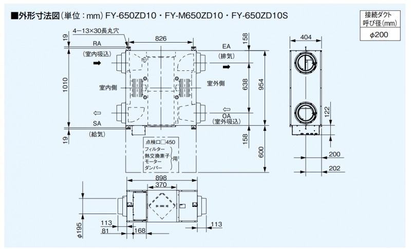 熱交換気ユニット FY | 配管部品の通販店のダンドリープロ