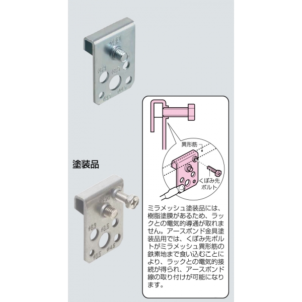 アースボンド金具 SRM6 | 配管部品の通販店のダンドリープロ